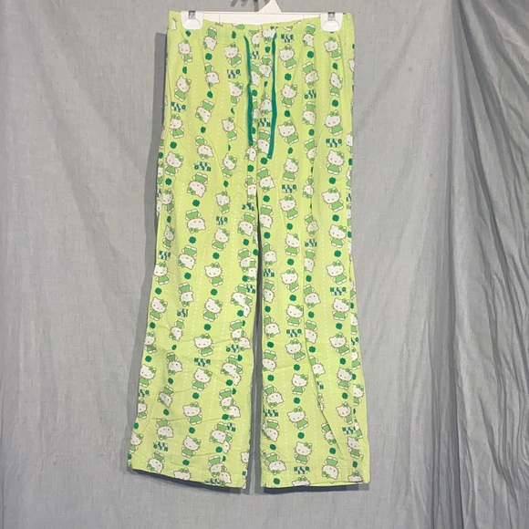 Hello Kitty | Intimates & Sleepwear | Hello Kitty Lime Green Pajama ...
